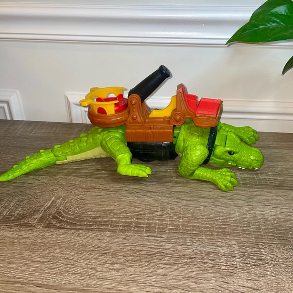 Mattel | Toys | Fisher Price Imaginext Walking Croc Giant Crocodile ...